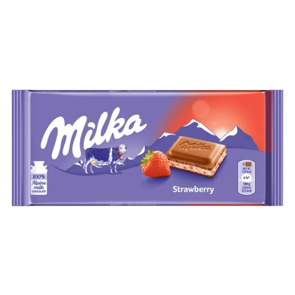 Milka Chocolate Strawberry & Yogurt 100g – LINKS WHOLESALE LTD