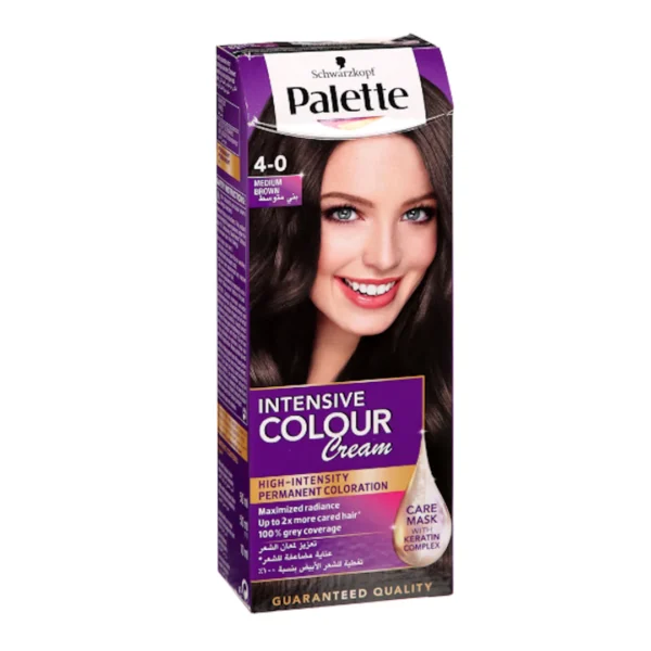 Palette Intensive Hair Color Cream Medium Brown 4-0 – LINKS WHOLESALE LTD